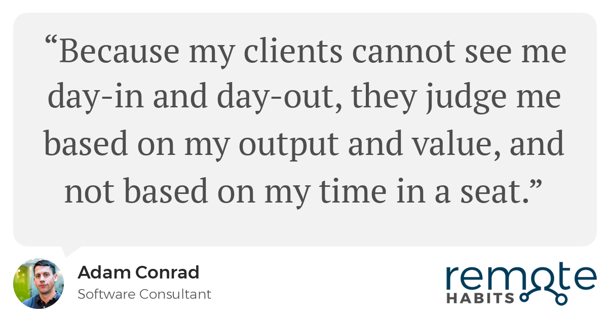 Interview with Adam, a UX engineer building his own consulting company ...